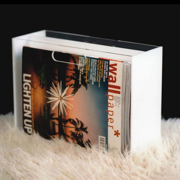 Magazine stand - perspex - Iconic NZ Design; Art & Objects; Lighting ...