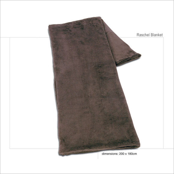 Raschel Blanket Double - chocolate - Iconic NZ Design; Art & Objects ...